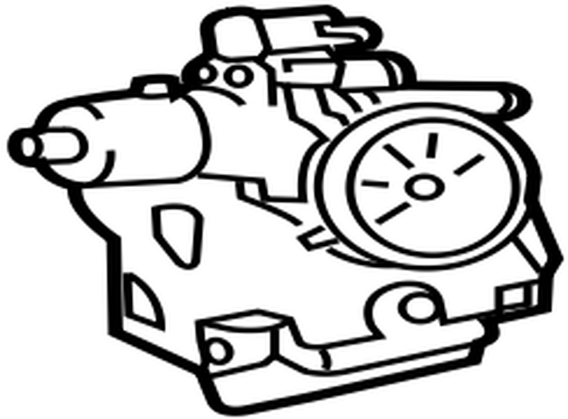 69350-42060 Toyota Lock assy, back door 6935042060, New Genuine OEM ...