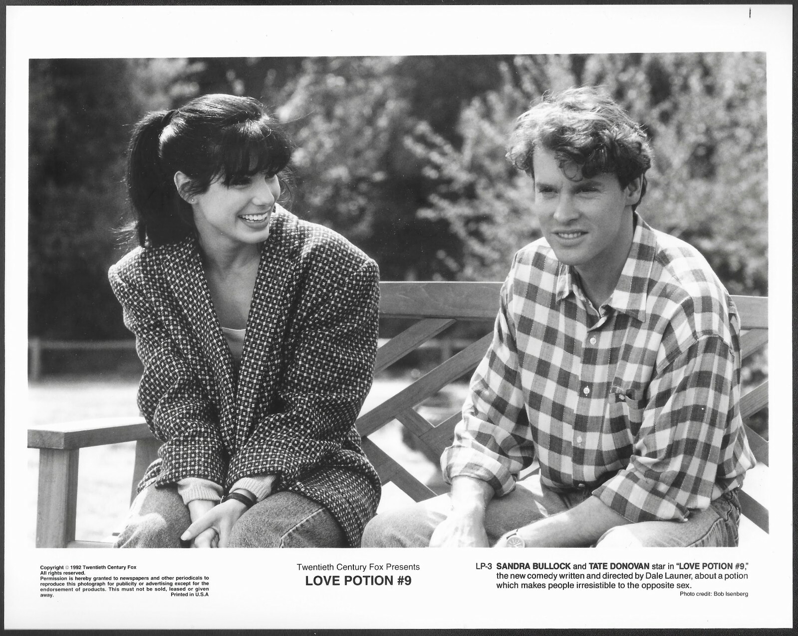 Tate Donovan And Sandra Bullock
