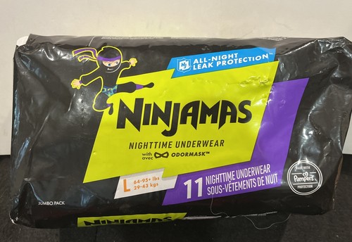 Ninjamas Nighttime Children’s Leak Protection Underwear L Size. 11 ...