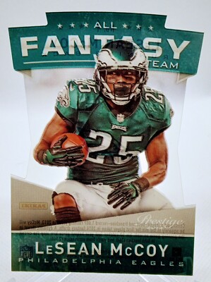 2014 Panini Prestige LeSean McCoy All Fantasy Team Die Cut Insert | eBay