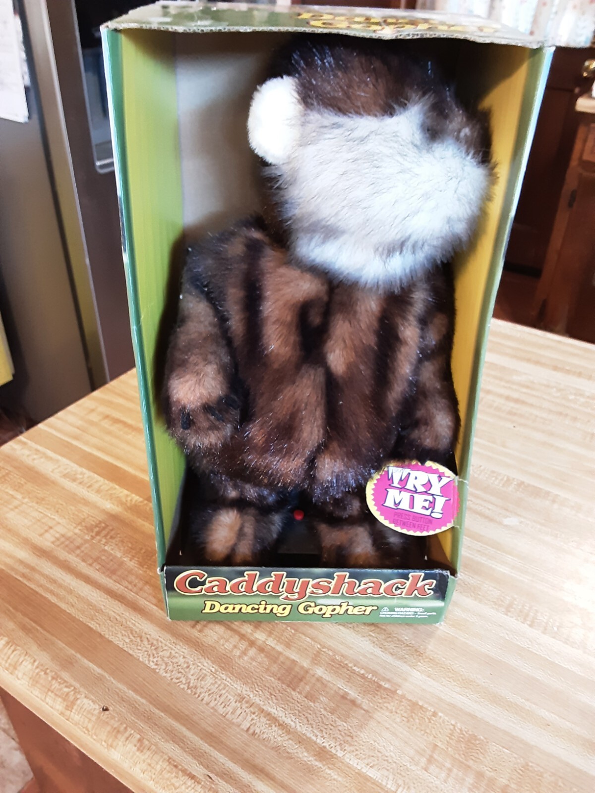 Caddyshack Singing Dancing Gopher Sings I'm Alright Vtg 2000 Plush Gemy ...