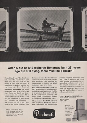 Aviation Magazine Print - Beechcraft Bonanza (1969) | eBay
