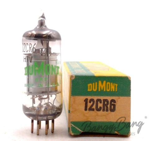 DuMont 12CR6 Diode Pentode Voltage Audio Amplifier Audio Vacuum Tube ...