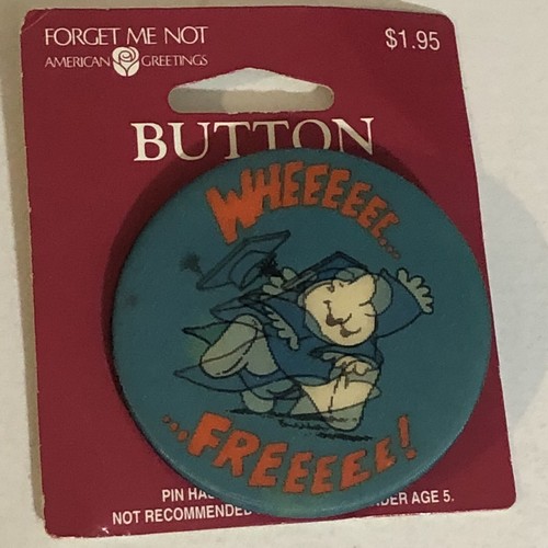 Forget Me Not Wheeeee Freeeee Pinback Button J4 | eBay