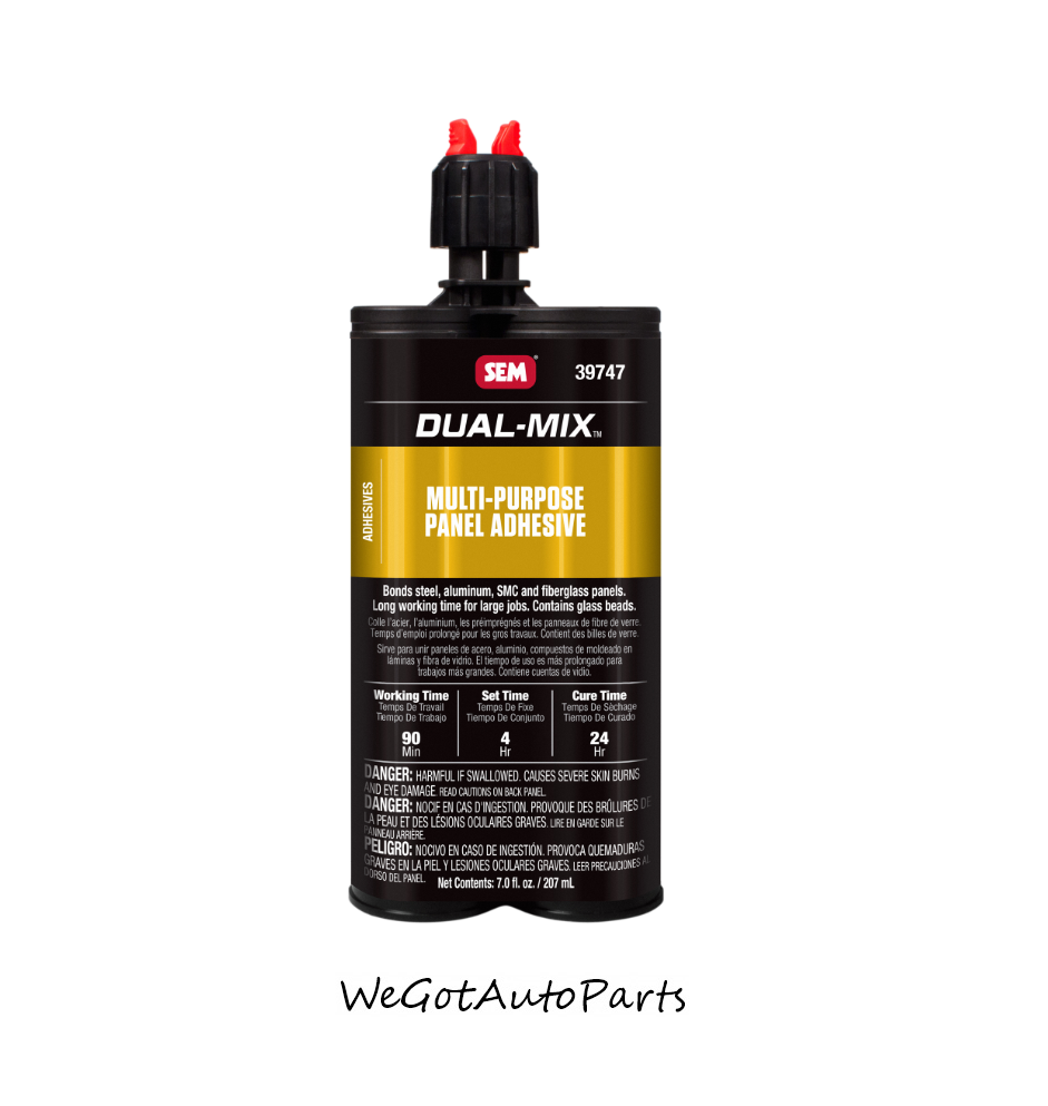 SEM 7oz Dual Mix Multi Purpose Auto Body Panel Bonding Adhesive 39747 ...