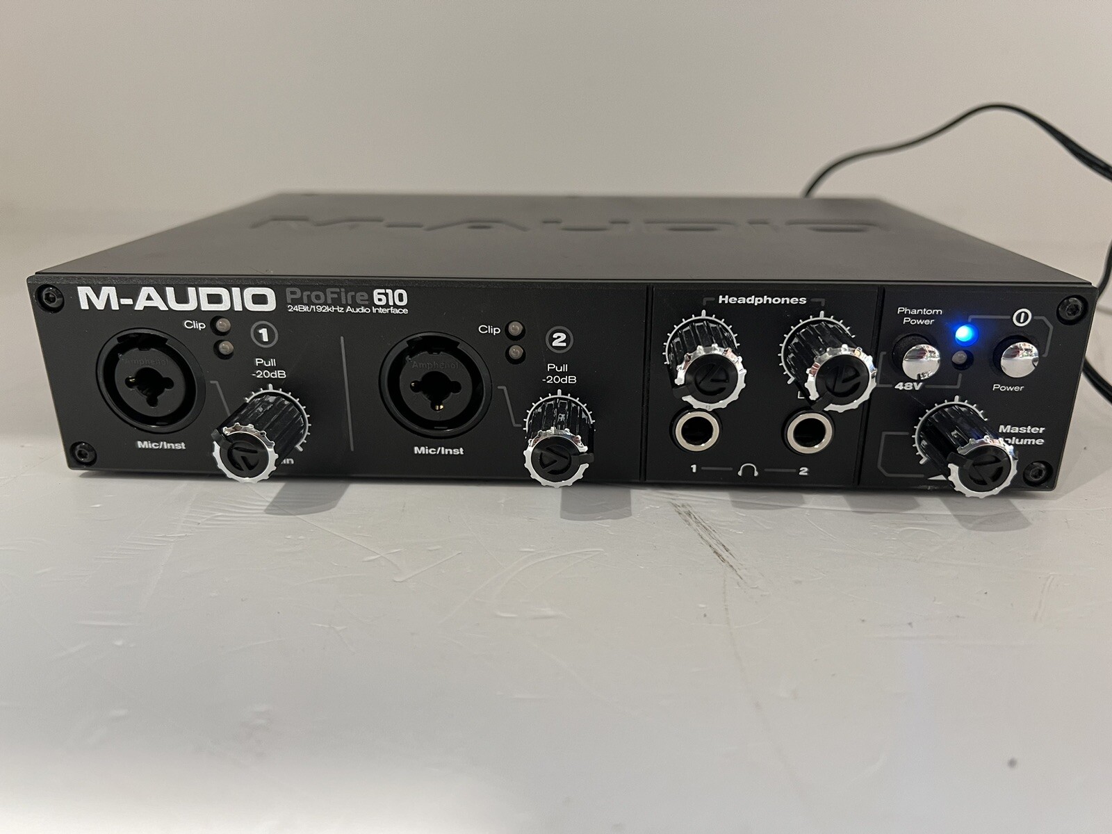 M-Audio ProFire 610 Audio Interface 24Bit/192KHz 6 in 10 Out Dj ...