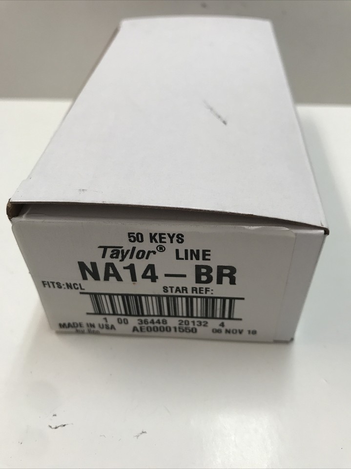 Lot 50 pc NA14 Key Blanks / Mail Box Key / NA14 1069L Key Blank / Ilco ...