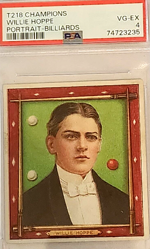 1910 ATC Champions - Tobacco T218 Mecca Back Portrait William Hoppe for ...