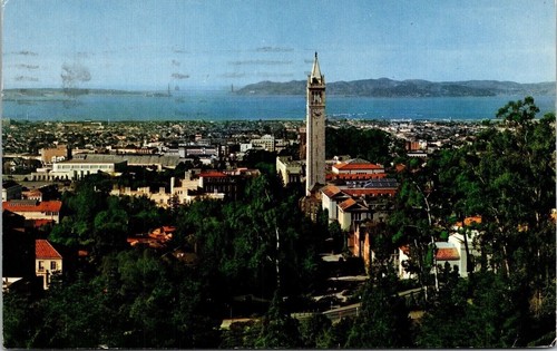 Panorama University California CA Berkeley Campus Postcard PM Cancel ...