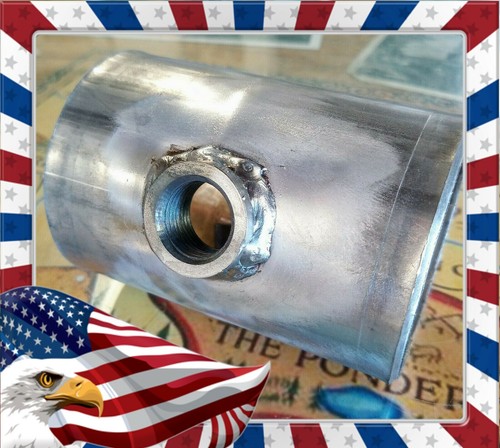 O2 Oxygen Sensor Bung M18 2.25" ID to 2 1/4 Inch ID Exhaust Pipe Repair ...