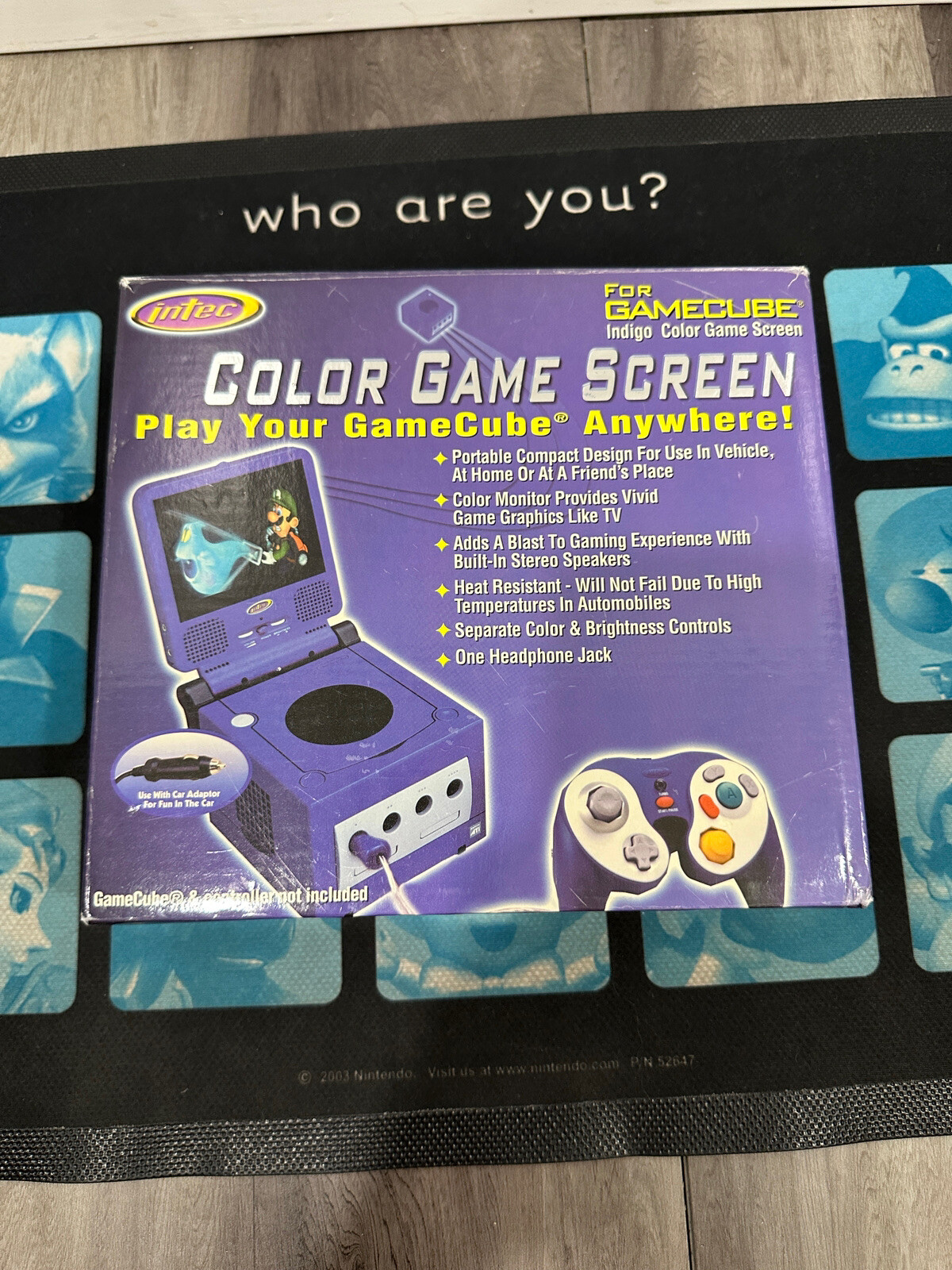 Color Game Screen Gamecube