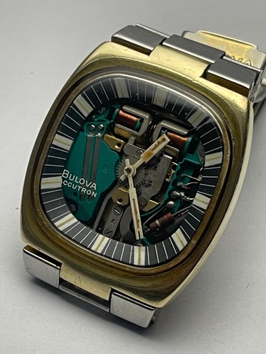 Bulova Accutron Spaceview, Goldfilled case, not working. | eBay.de