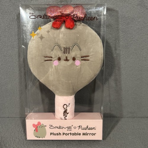 New Pusheen Plush Handheld Mirror Creme Shop Makeup Beauty Collection ...