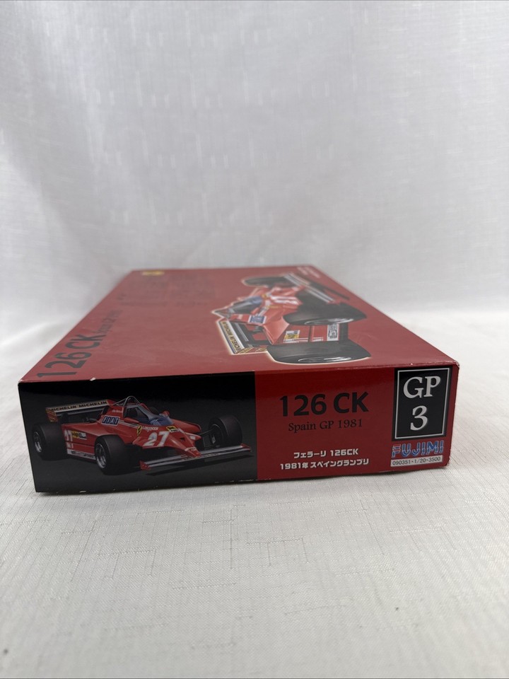 Fujimi 1:20 1981 Ferrari 126 CK Spain GP Model Kit Made in Japan | eBay