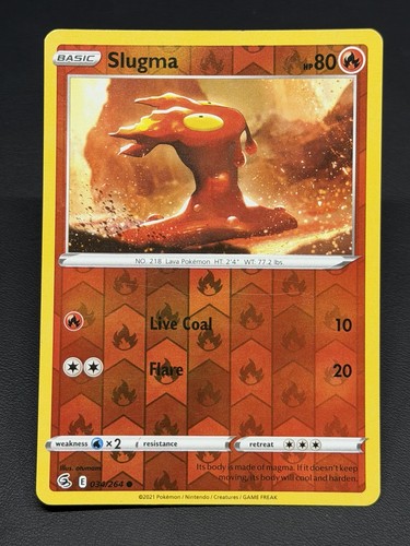 Pokemon TCG - Slugma 034/264 (RH Reverse Holo) - Fusion Strike | eBay