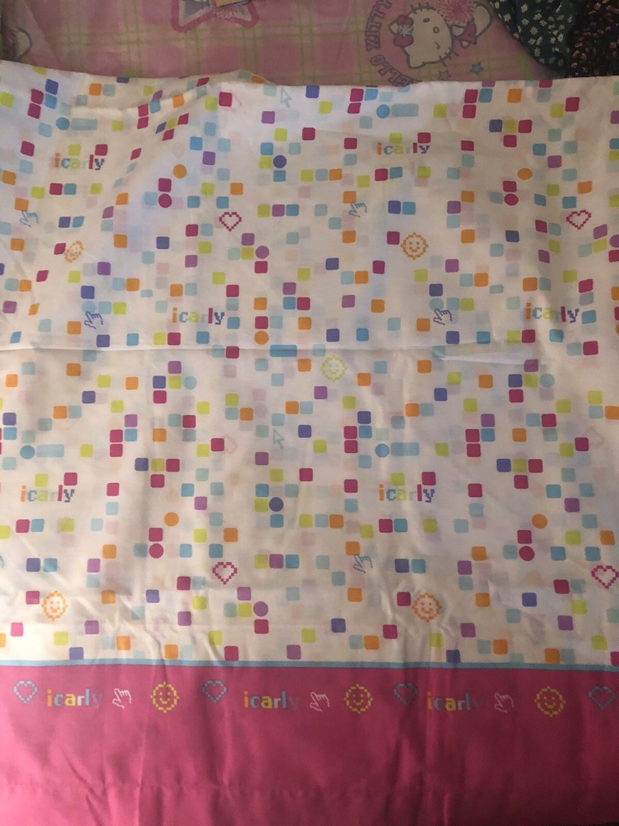 Icarly Bedroom Closet Icarly Digitized Pattern Twin Sized Bedsheet