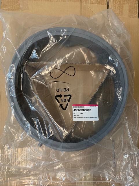 LG Electronics 4986ER0004F Washing Machine Door Boot Gasket with Drain ...