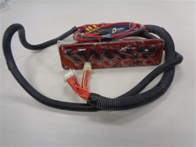 RINKER 342 PUSH TO RESET BREAKER SWITCH PANEL WOODGRAIN 11" X 3" MARINE ...