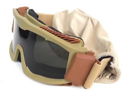 Desert Storm Tactical Military Ballistic Shooting Proof Goggles 3 Lens ...