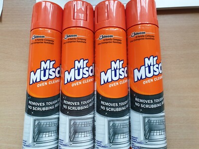 Mr Muscle Oven Cleaner 300ml spray Grill BBQ Grease grime X4 £18.39 ...