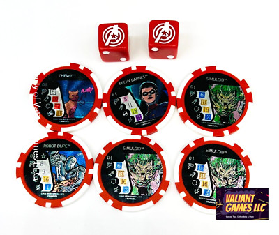 Marvel Heroclix Captain America and the Avengers Dice and Token Set | eBay