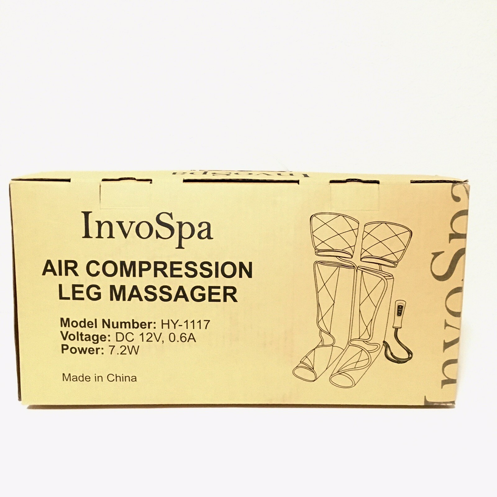 Invospa Air Compression Foot and Leg Massager Hy-1117 for sale online ...