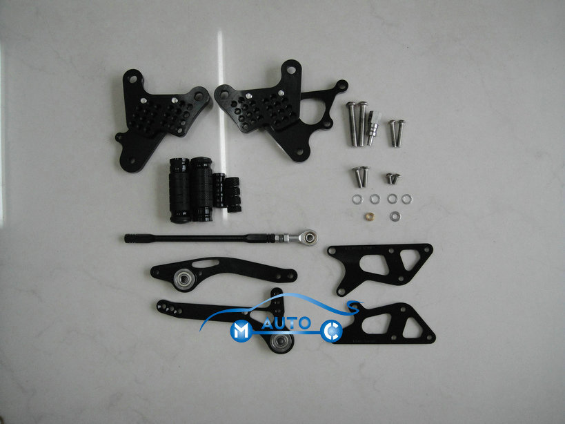 CNC Rearset Foot pegs Rear set For Kawasaki NINJA ZX6R ZX 6R 05-08 06 ...