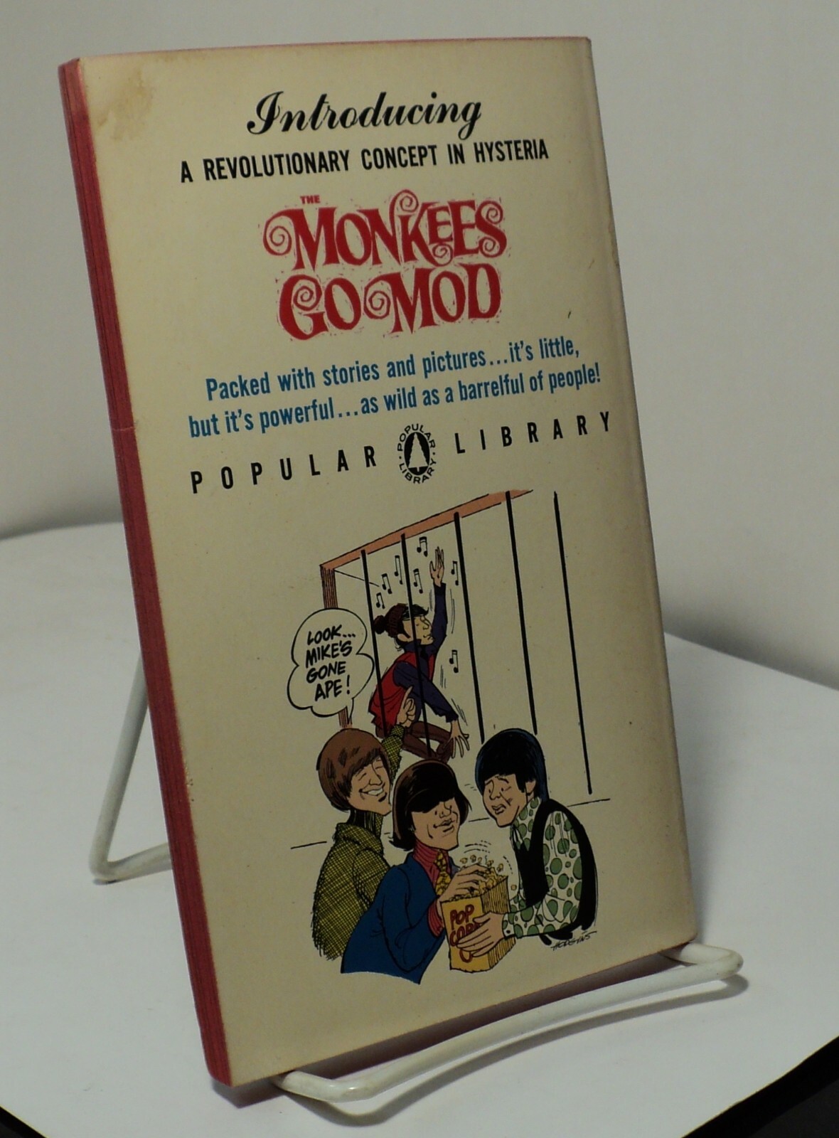 Monkees Go Mod edited by Patrick O'Connor - Pop Lib 60-8046- 1967 -TV ...
