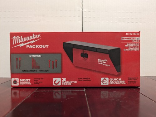 Milwaukee PACKOUT Magnetic Rack Tool Holder Most Secure Mounting Paired ...