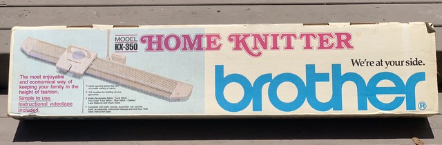 Vintage Brother KX350 Kx-350 Knitting Machine Home KNITTER for sale ...