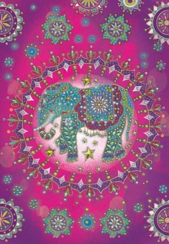 Elephant Fantasy Crystal Art Notebook Kit Craft Buddy New | eBay