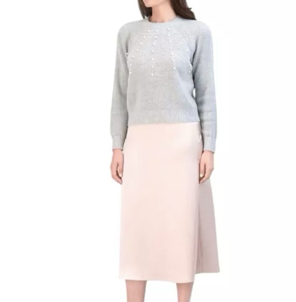 French Connection Women's Satin Skirt Beige | eBay