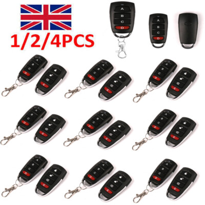 4X Electric Cloning Universal Gate Garage Door Remote Control Fob ...