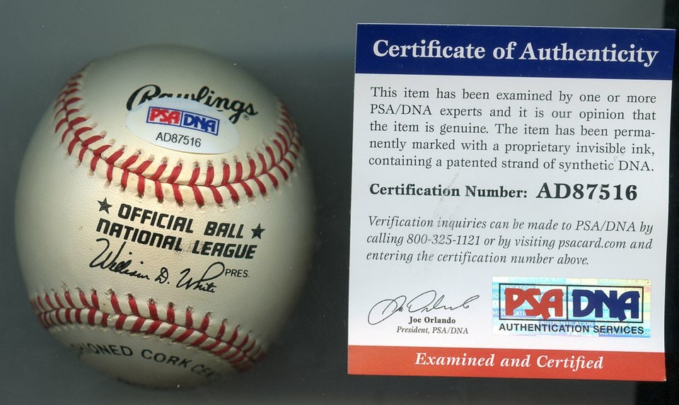 CAL KOONCE Signed Baseball 1969 Mets 1963 Cubs PSA/DNA Authenticated | eBay