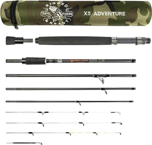 X5 Adventure. Fishing Rod. 5 Spin-Bait-Fly Fishing Options | eBay UK