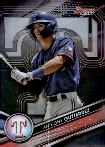 ANTHONY GUTIERREZ RC 2022 Bowman's Best Top Prospects #TP-22 Pre-ROOKIE ID:91441 | eBay