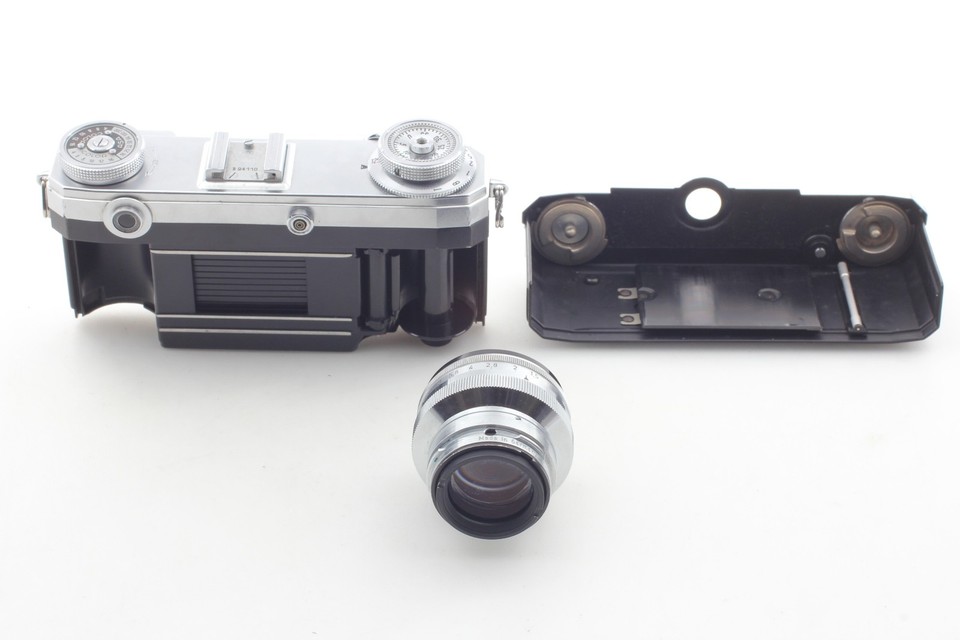 [N/MINT] Zeiss Contax IIa Color Dial Rangefinder Camera Sonnar 50mm f1 ...