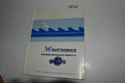 *LL* Wavetronics Precision Microwave Products Catalog (BOOK1048) | eBay