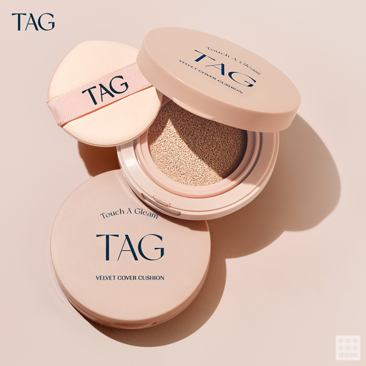 TAG Velvet Cover Cushion 15g SPF50+PA+++ 2colors By too cool for school ...