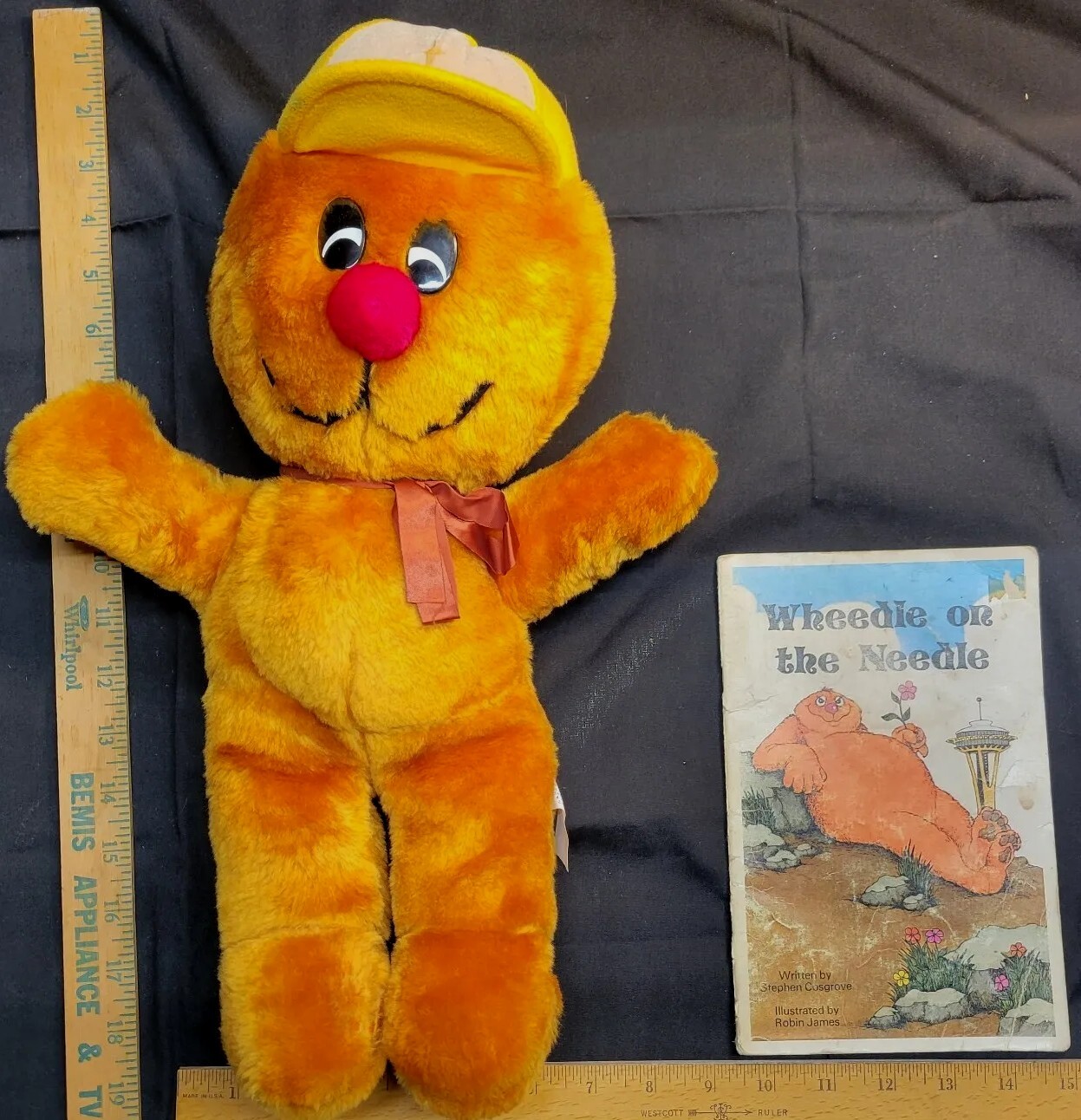 Seattle Super Sonics Mascott Wheedle On The Needle Plush 1981 w/Book ...