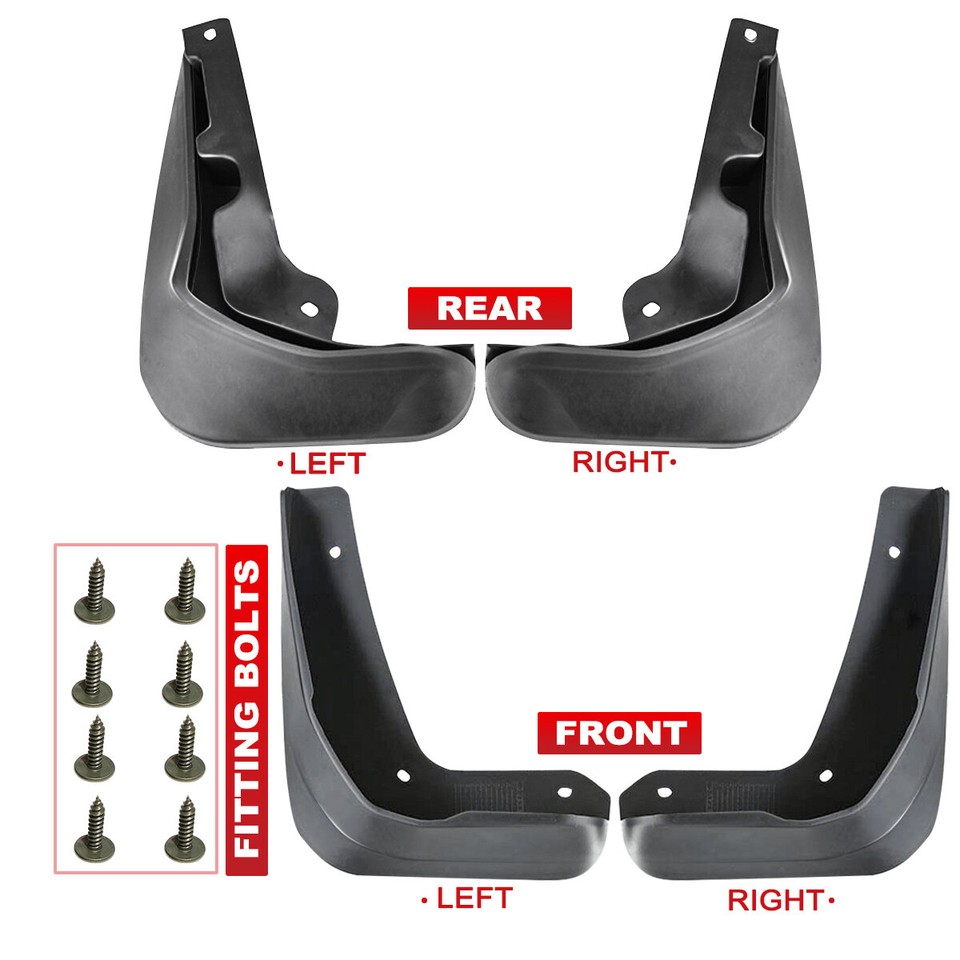 New Splash Guards Mud Flaps for Ford Focus 2012-2018 Sedan Front Rear ...