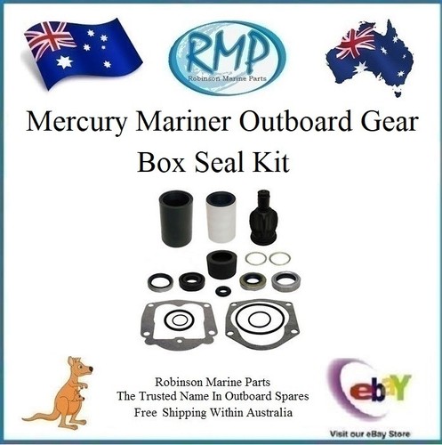 New Mercury Mariner Outboards Gearbox Seal Kit 25hp-thru-50hp ...