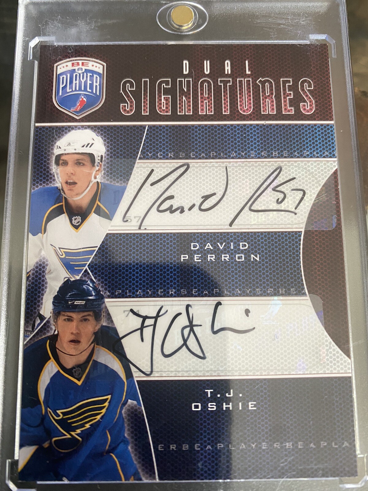 2009-2010 Upper Deck Dual Signatures David Perron/ T.J. Oshie S2-PO | eBay