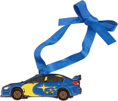Subaru Official Christmas Rally Team USA Motorsports CAR Tree Ornament ...