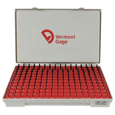 VERMONT GAGE 902400200 Black Ox-Coated Pin Gauge Set, Metric 5VUF5 | eBay