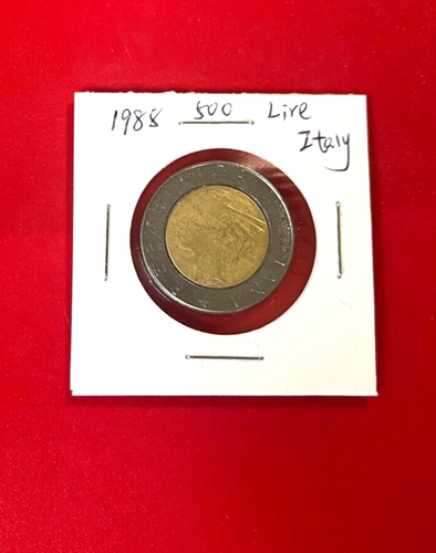 1988 L 500 LIRA ITALY COIN - NICE WORLD COIN !!! | eBay