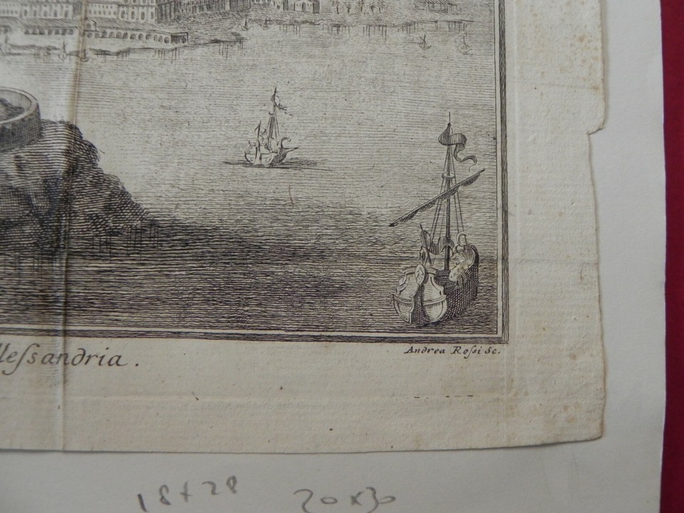 Faro Alexandria Egypt 1770 Etching Rossi | eBay