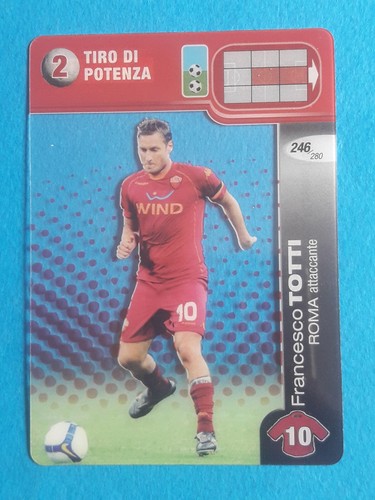 FRANCESCO TOTTI CALCIATORI PANINI CARD ADRENALYN CHALLENGE 2008-2009 N ...