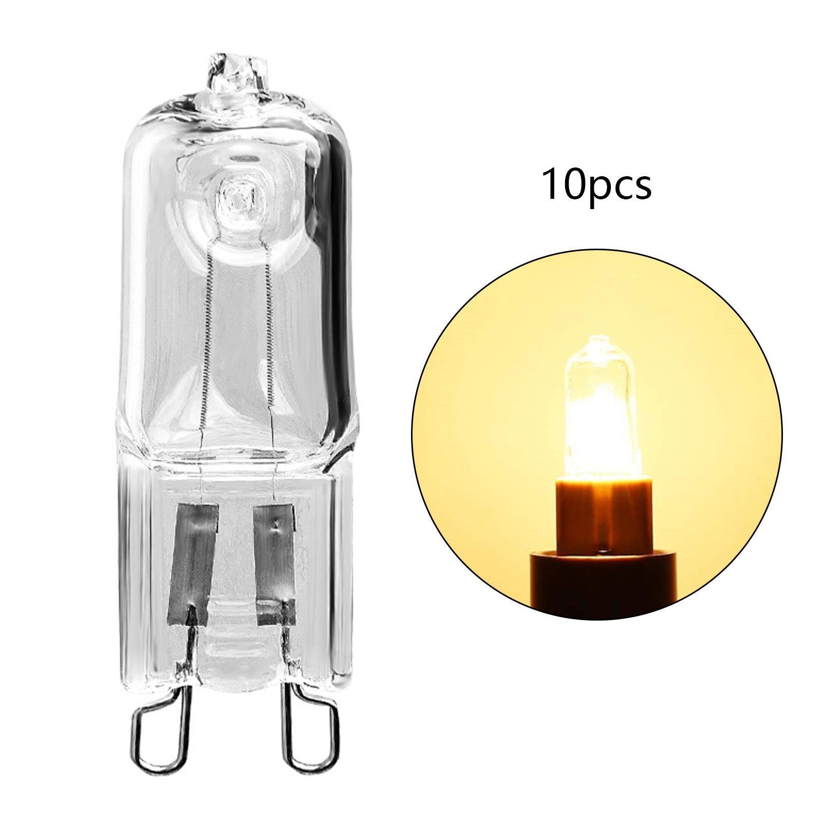 10Pcs 33W Halogen Lamps G9 Light Bulbs for Desk Lamp Floor Lamp Wall ...