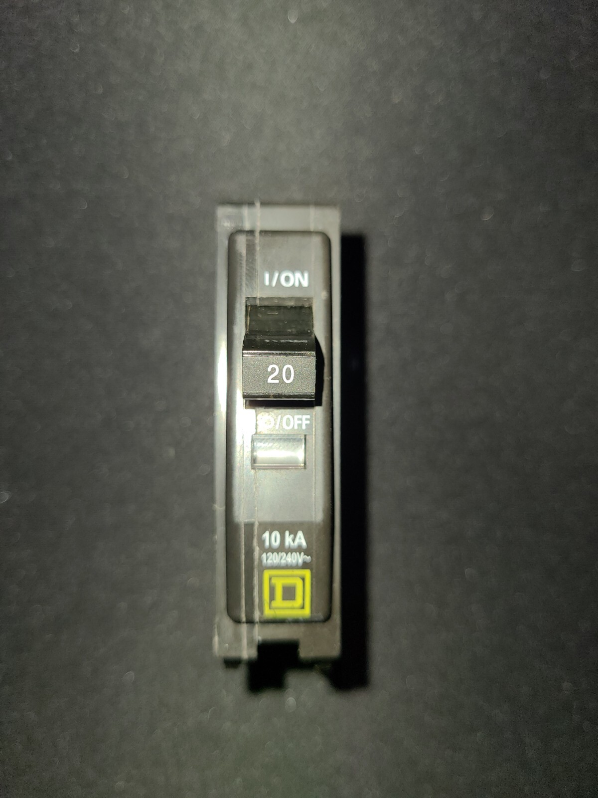 Square D Type QO QOB120 20 amp 1 POLE 120/240 Bolt-On Circuit Breaker ...